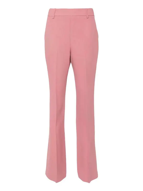 Ermanno Scervino Flared Crepe Trousers - Pink