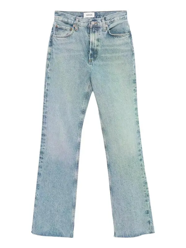 AGOLDE Leena Straight-leg Jeans - Blue