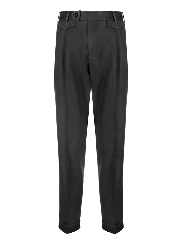 DELL'OGLIO Mario Mid-rise Trousers - Grey