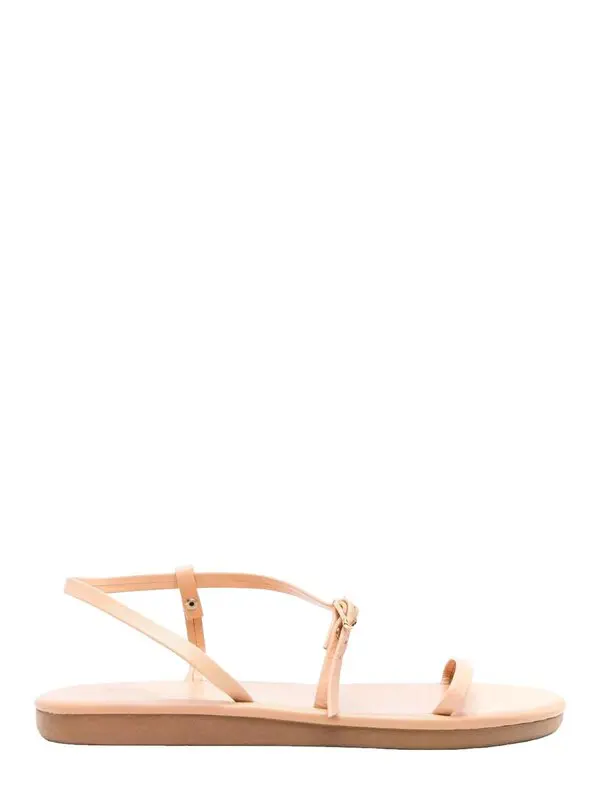 ANCIENT GREEK SANDALS Niove Flat Leather Sandals - Neutrals