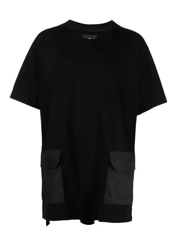 Y3 Logo-patch Short-sleeve T-shirt - Black