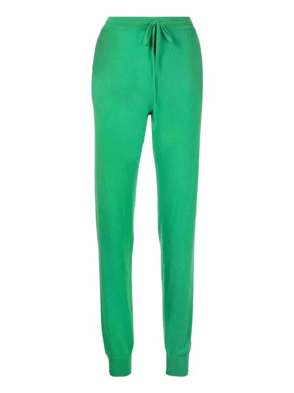 TEDDY CASHMERE Milano Cashmere Track Pants - Green