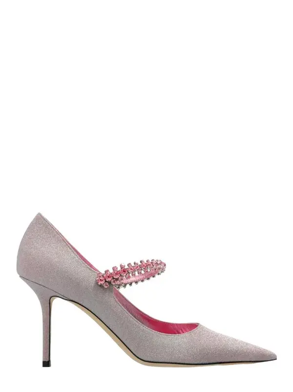 JIMMY CHOO 85mm Bing Embellished Pumps - Pink