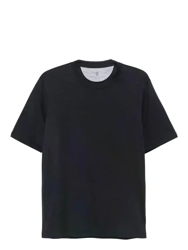 Brunello Cucinelli Crew-neck T-shirt - Blue