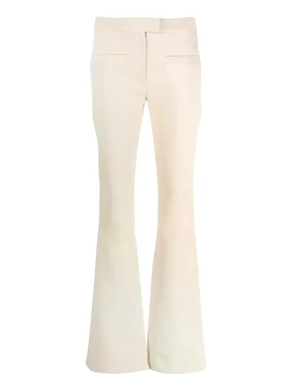 COURREGES Mid-rise Flared Trousers - Neutrals