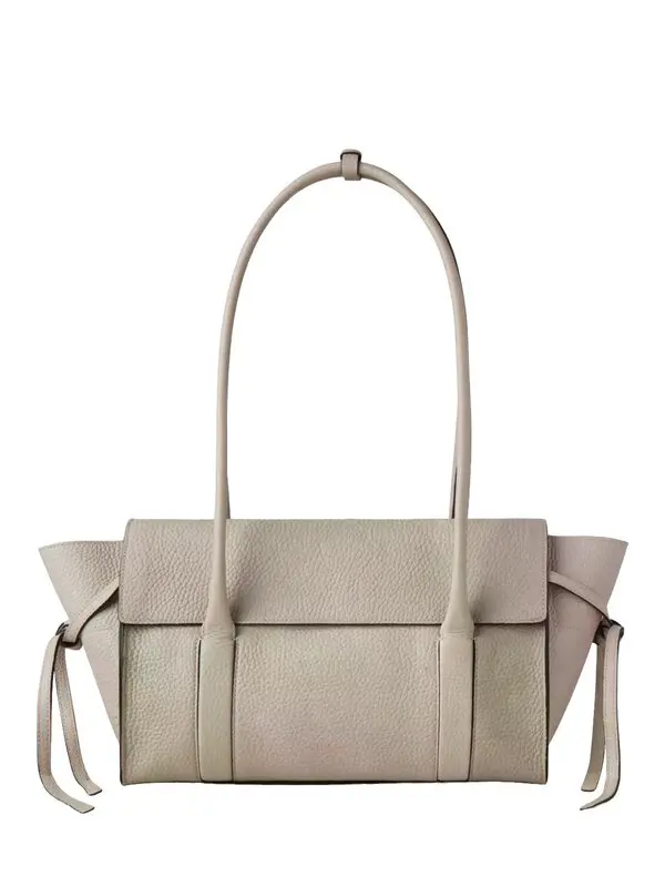 Mulberry Small Soft Bayswater Leather Shoulder Bag - Grey
