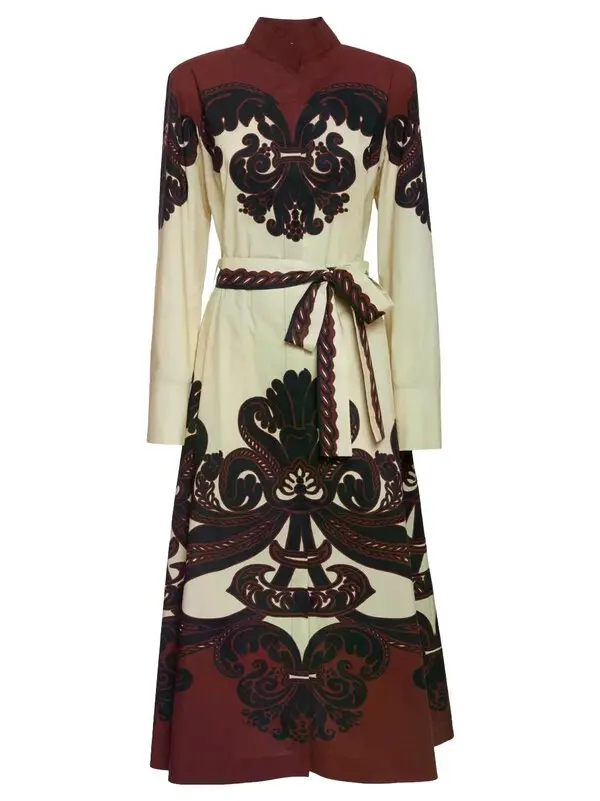 La DoubleJ Sundowner Velvet Dress - Red