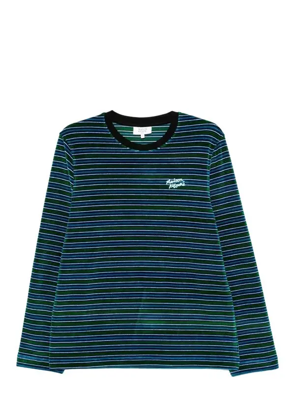 Maison Kitsuné Long Sleeves T-shirt - Blue
