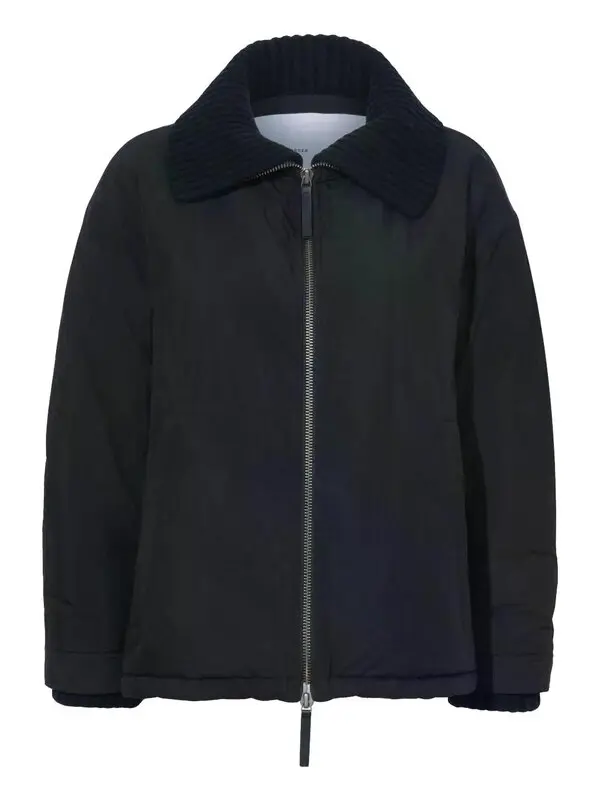 Proenza Schouler White Label Padded Cotton And Wool Coat - Black