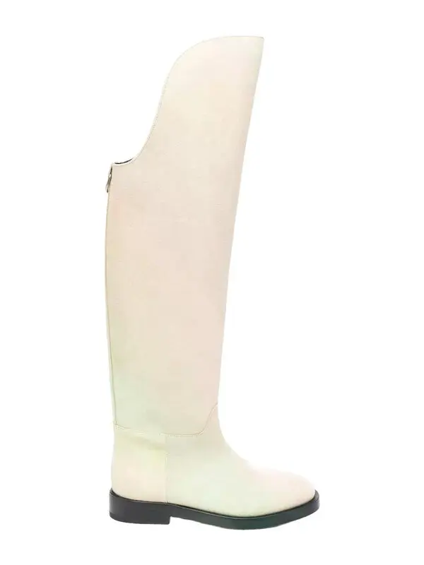 DURAZZI MILANO Suede Riding Boots - Neutrals
