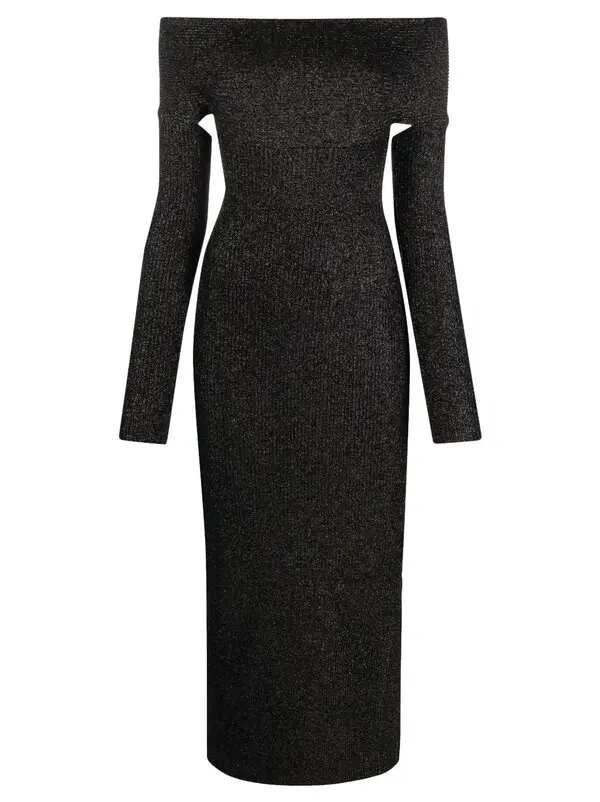 Khaite Marisole Midi Dress - Black