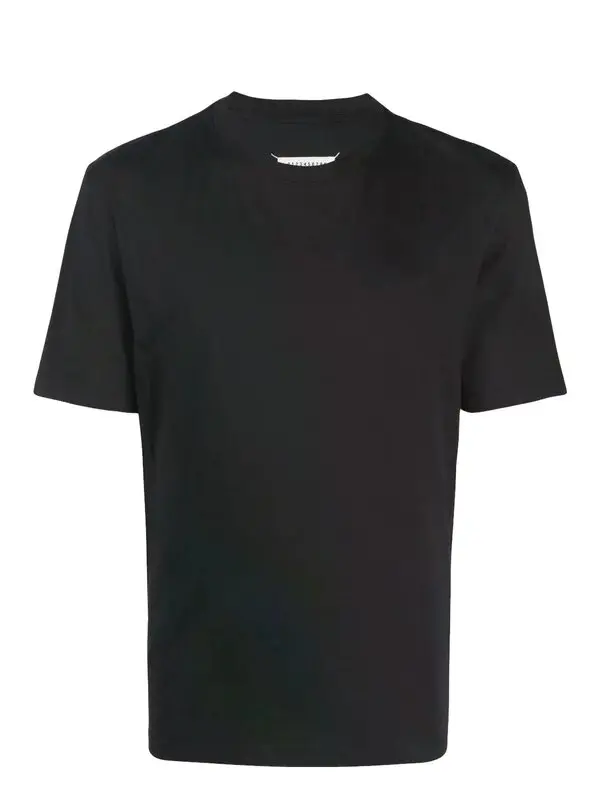 MAISON MARGIELA Crew-neck Cotton T-shirt - Black