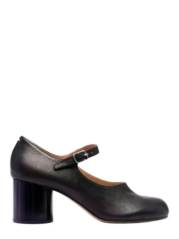 MAISON MARGIELA Tabi 60mm Mary Jane Pumps - Black
