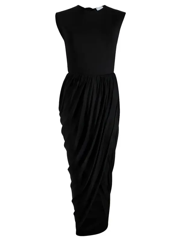 PATOU Open-back Midi Dress - Black