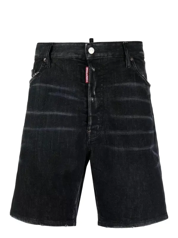 Dsquared2 Marine Denim Shorts - Black