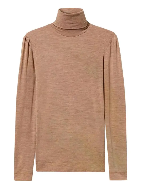 TWINSET Roll-neck T-shirt - Brown