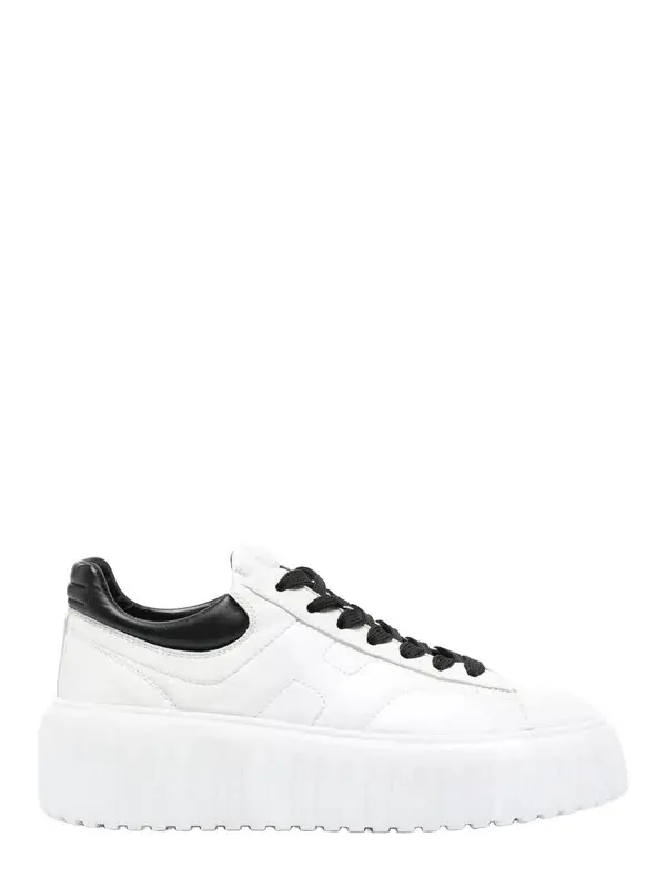 Hogan H-stripes Low-top Sneakers - White