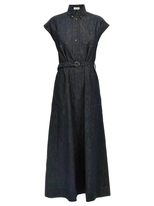 Brunello Cucinelli Denim Dress - Blue