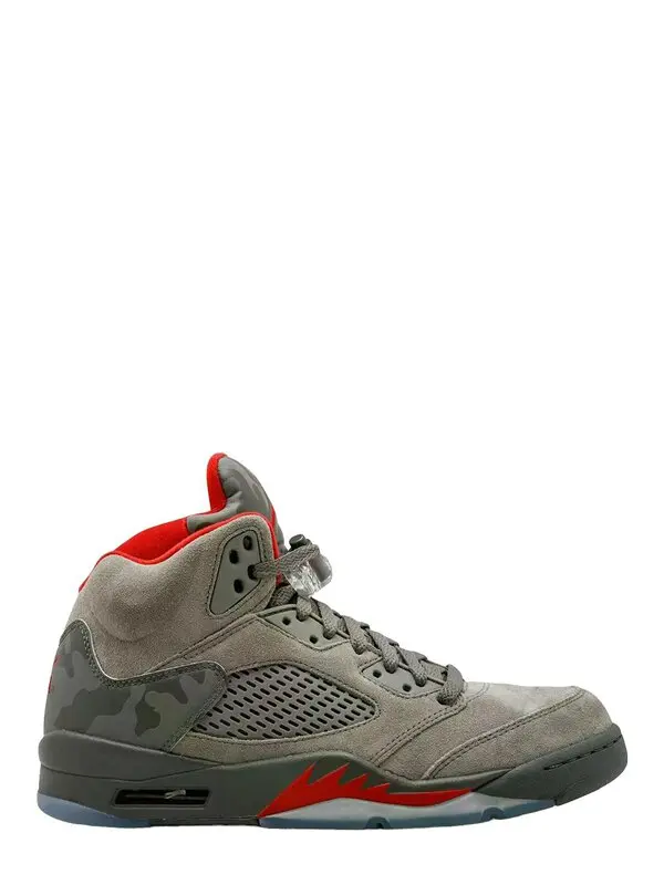 JORDAN Air 5 Retro Camo Sneakers - Grey