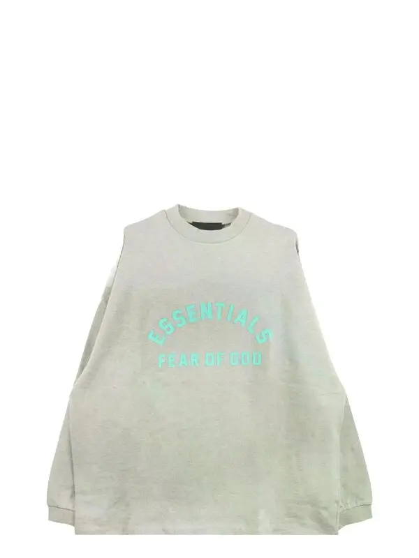 Fear Of God Logo-print Cotton Sweatshirt - Grey