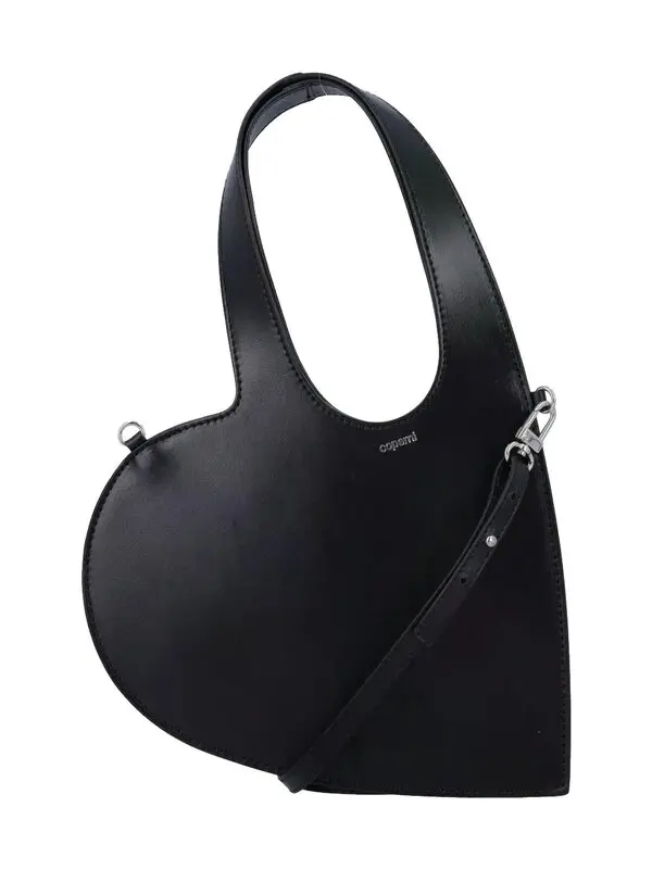 Coperni Mini Baby Heart Crossbody Bag - Black
