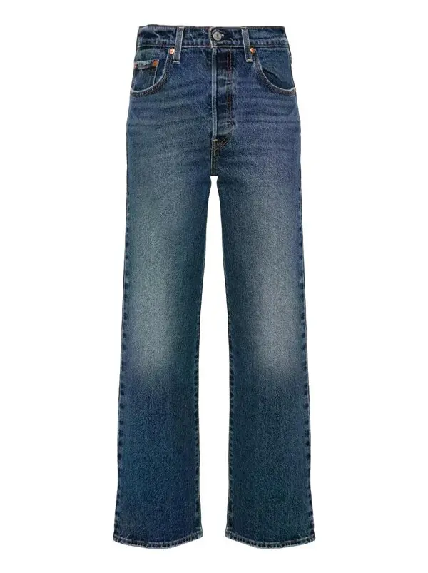 LEVI'S Ribcage Straight Leg Jeans - Blue