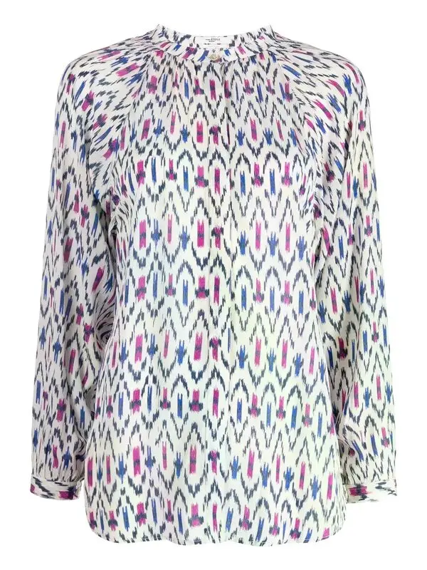 MARANT ETOILE Patterned Blouse - Neutrals