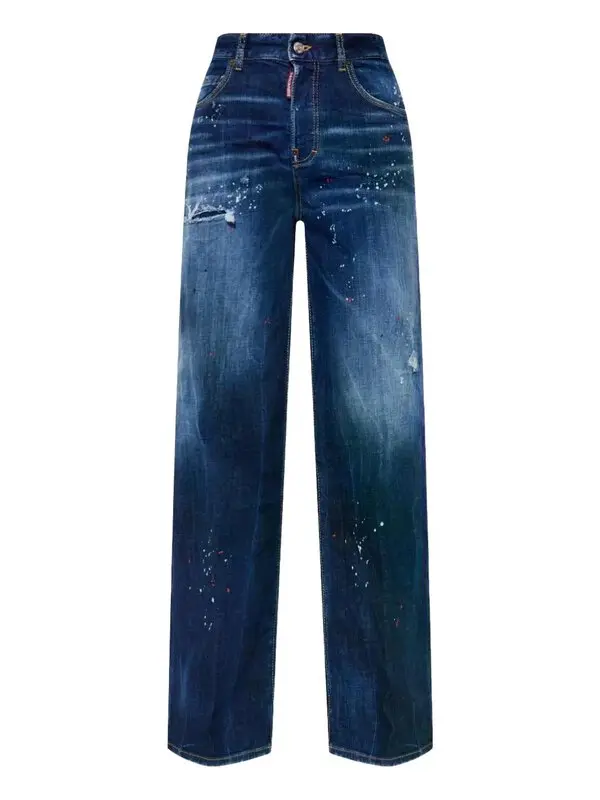 Dsquared2 Whiskering-effect Jeans - Blue