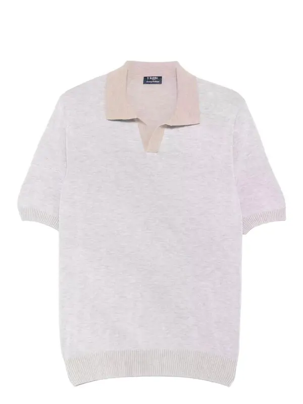 BARBA NAPOLI Tennis T-shirt - Grey