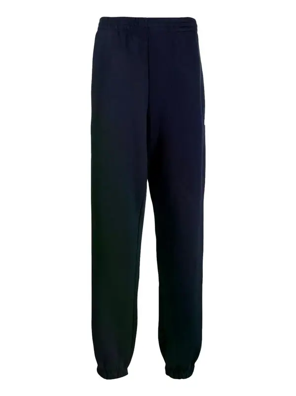 Lacoste Crocodile Logo-patch Fleece Track Pants - Blue