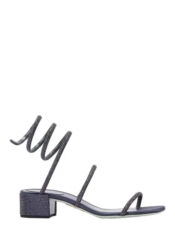 Rene Caovilla 40mm Cleo Sandals - Grey