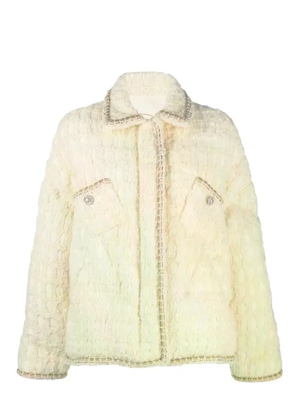 Khrisjoy Tweed Puffer Jacket - Neutrals