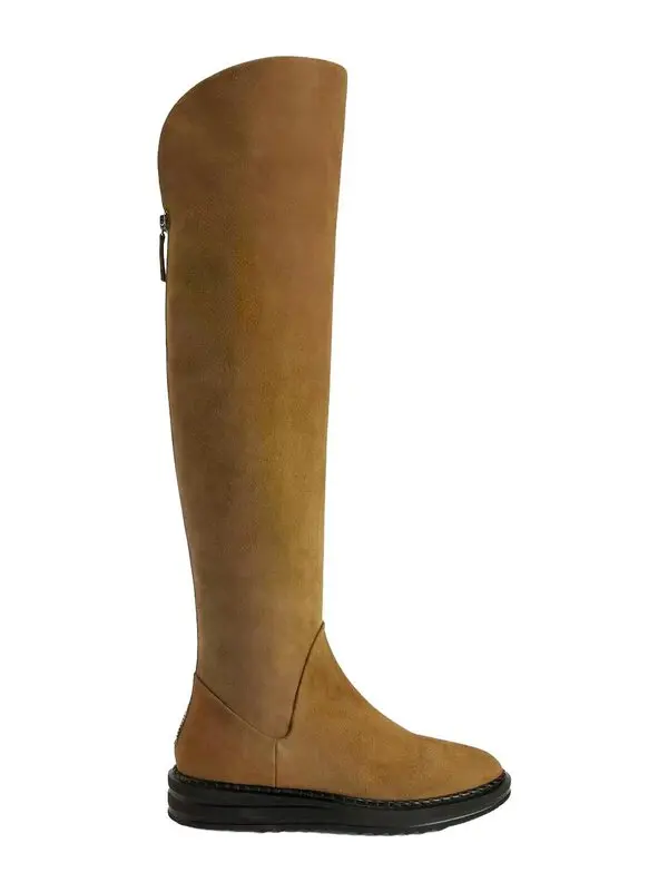 GIUSEPPE ZANOTTI Malakhie Suede Knee-length Boots - Brown