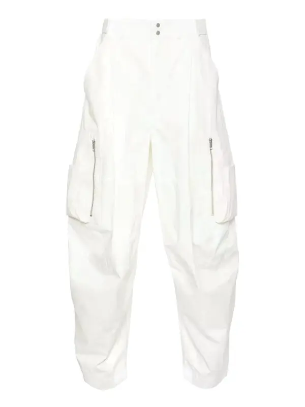 MORDECAI Cotton Tapered Trousers - Neutrals