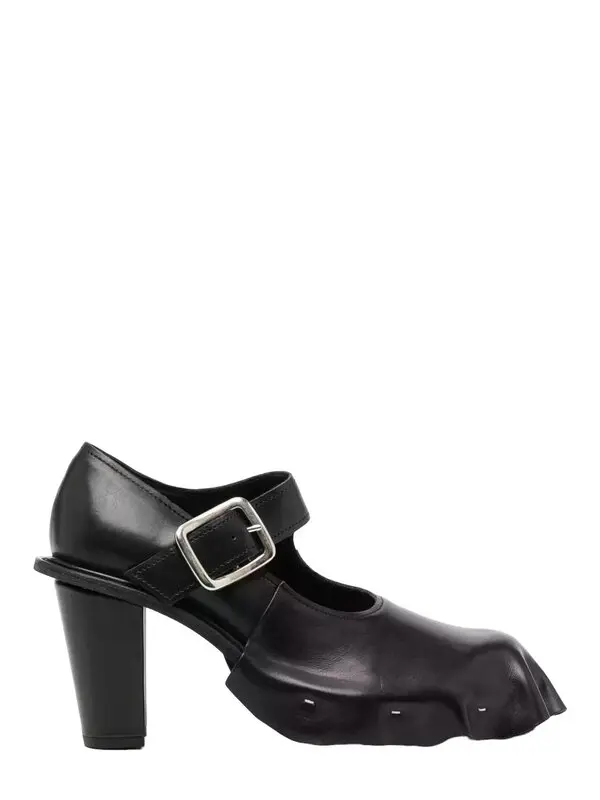 Comme Des Garçons 95mm Leather Mary Jane - Black