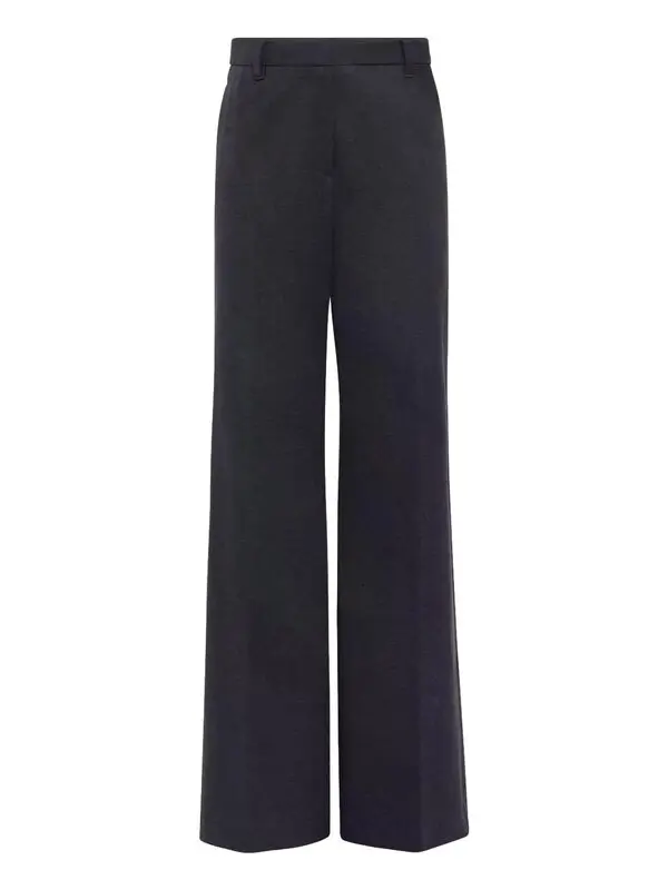 Brunello Cucinelli Wide-leg Trousers - Black
