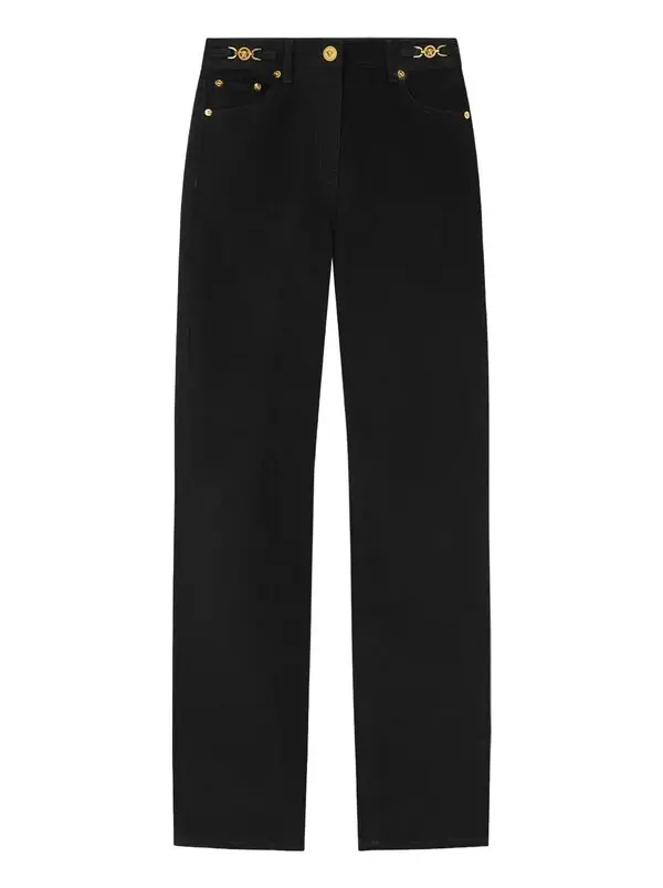 Versace Medusa '95 Straight-leg Jeans - Black