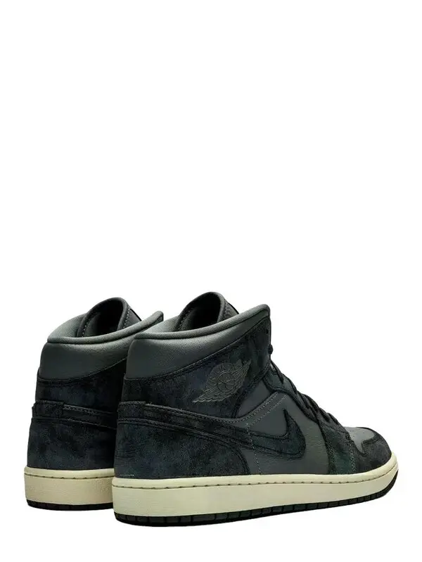 JORDAN Air 1 Mid Distressed Sneakers - Grey