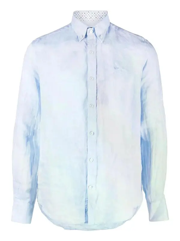 Paul & Shark Long-sleeve Linen Shirt - Blue