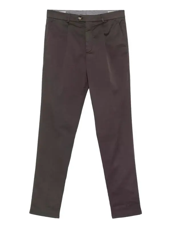 Brunello Cucinelli Pleat-detail Trousers - Grey