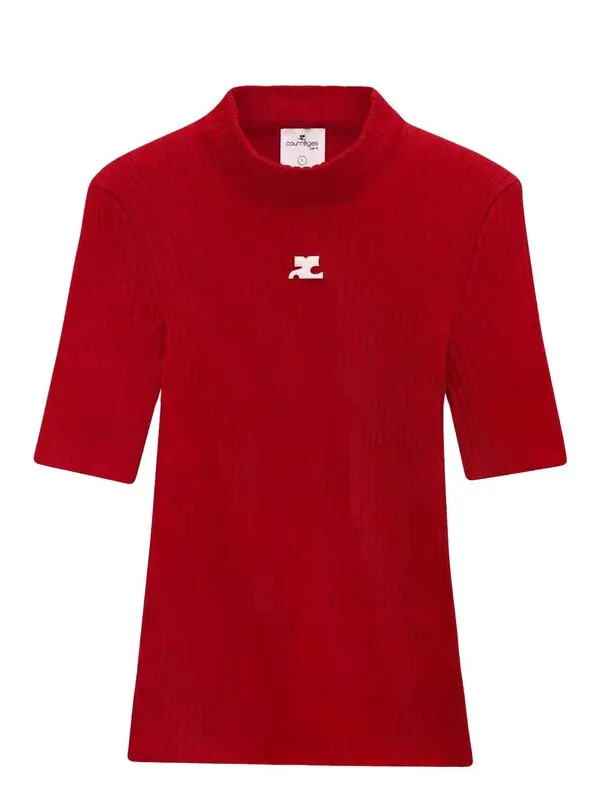COURREGES Reedition Rib-knit Sweater - Red
