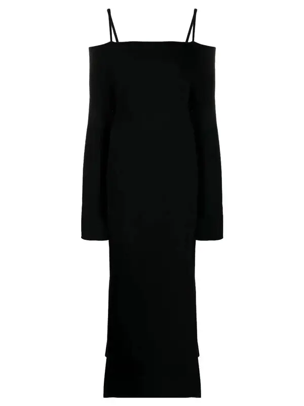 Nanushka Bibian Off-shoulder Maxi Dress - Grey