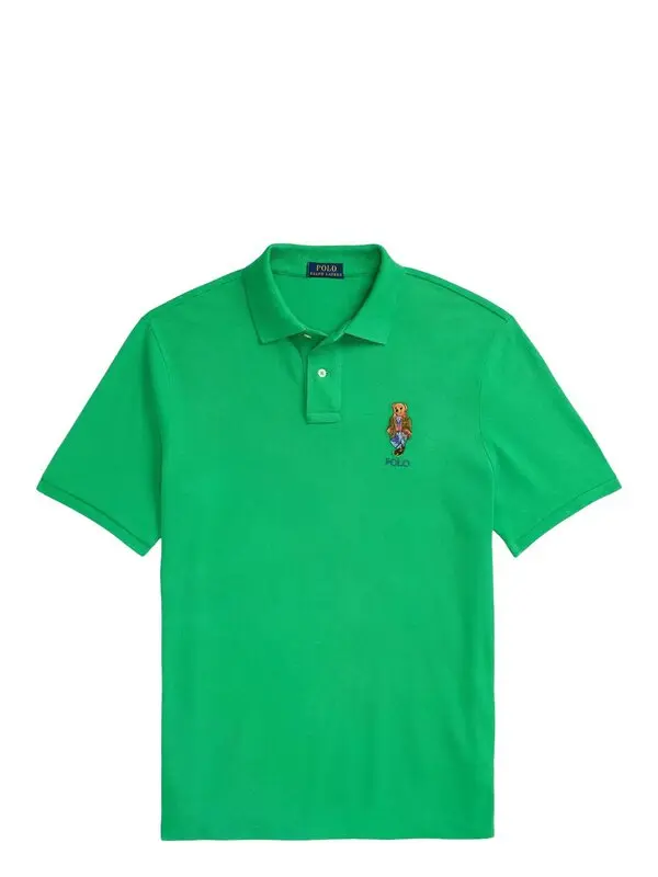 Polo Ralph Lauren Polo Bear-appliqué Polo Shirt - Green