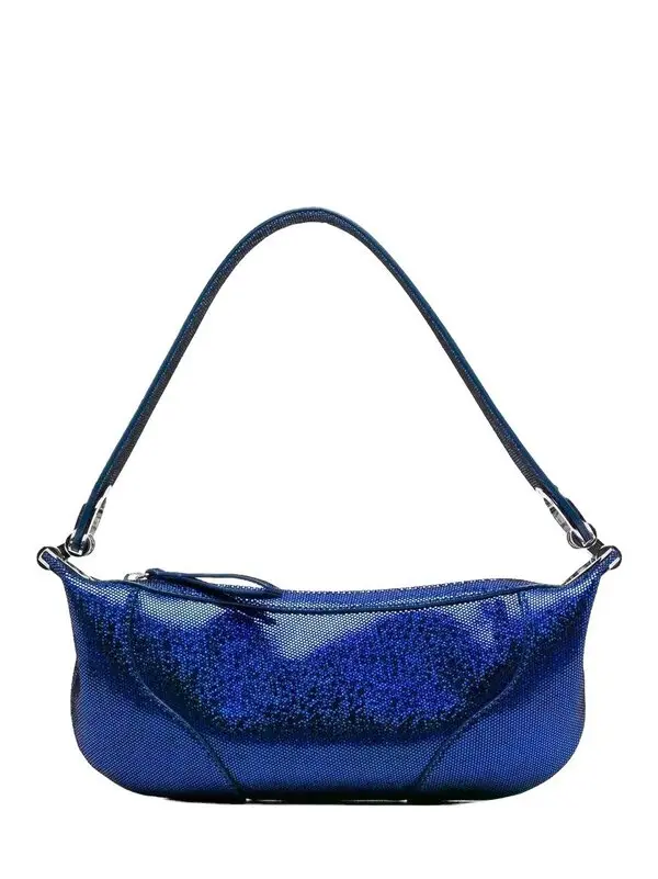 By Far Mini Amira Disco-dot Bag - Blue