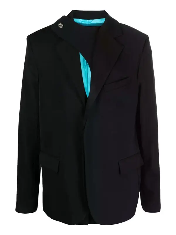 BOTTER Single-breasted Virgin-wool Blazer - Black