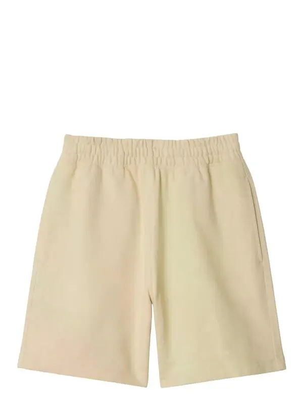 Burberry Vintage Check Cotton Jersey Track Shorts - Neutrals
