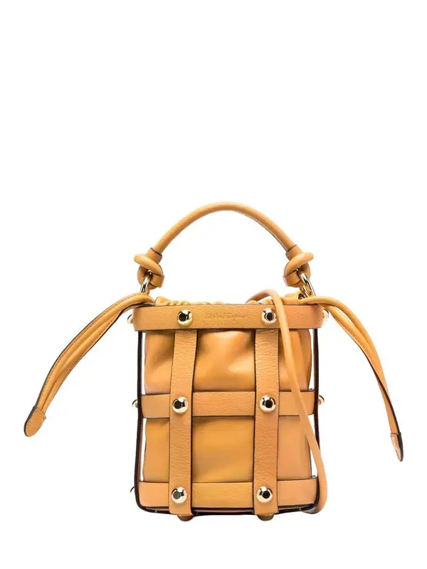 FERRAGAMO Calf-leather Bucket Bag - Neutrals