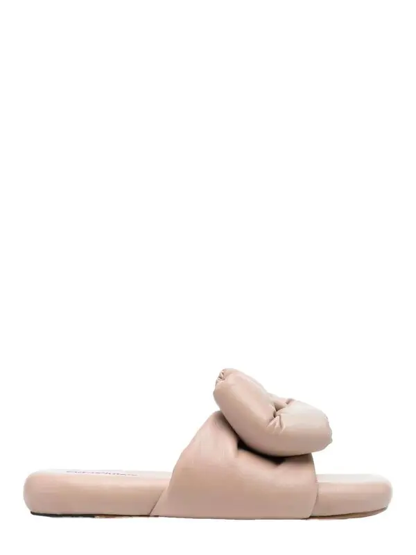 Off-White Bow-detail Leather Sandals - Neutrals