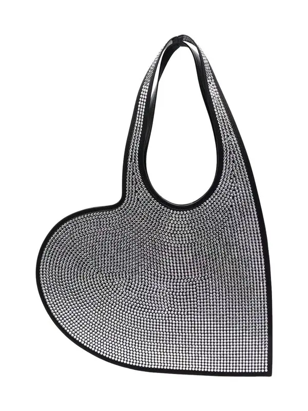 Coperni Rhinestone-embellished Shoulder Bag - Black