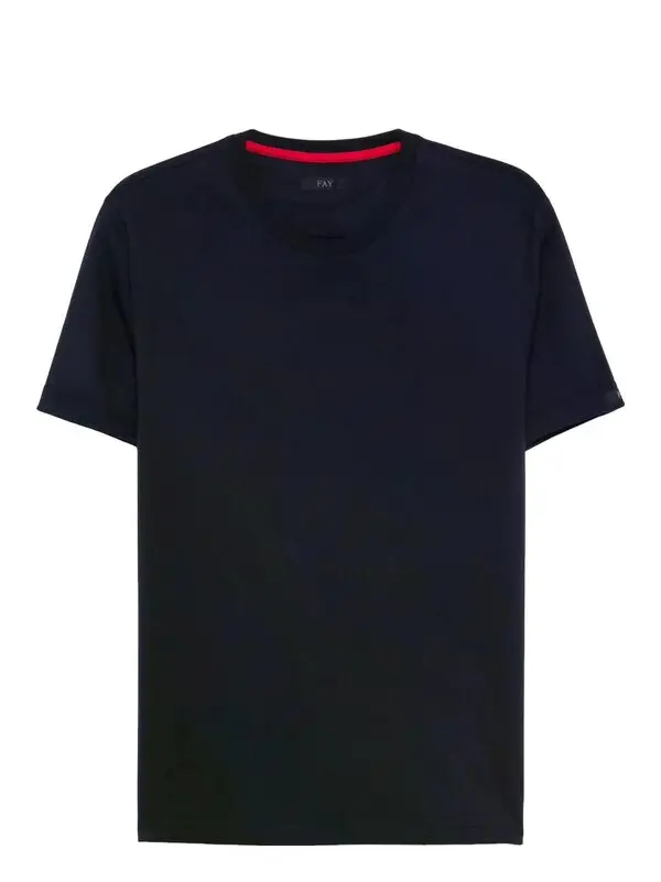 FAY Cotton T-shirt - Blue